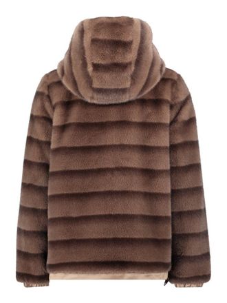 Betty Barclay Fellimitatjacke Casual,Polyester,Unifarben,Kapuze,Langarm,Regular Fit