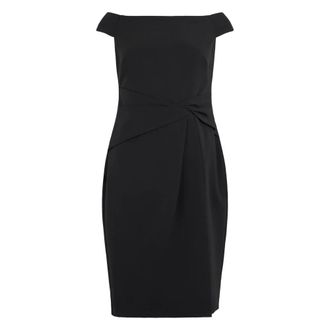 Ralph Lauren Femme, Robes, Noir, Taille: 40 FR Mini-robe &agrave; large encolure