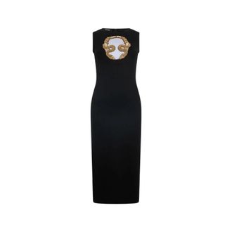 Roberto Cavalli Besticktes Kleid - - Dresses - Damen - Schwarzk - L