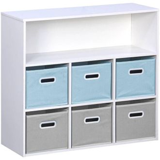 Sweeek Aufbewahrungsm&ouml;bel f&uuml;r Kinder, 6 Boxen - Sweeek