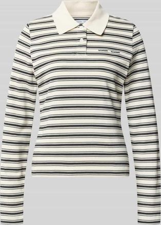 Sams&oslash;e & Sams&oslash;e Regular Fit Poloshirt mit Label-Stitching Modell DONELL