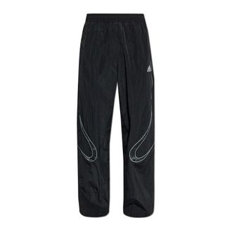 adidas Homme, Pantalons, Noir, Taille: M Pantalon en nylon avec logo