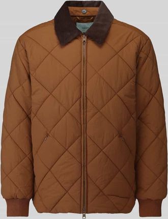 Selected Regular Fit Steppjacke aus Nylon mit Cordkragen