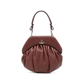 Vivienne Westwood Brooke Leather Clutch Bag