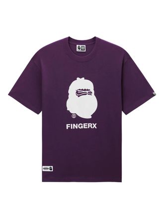 Fingercroxx t-shirt à imprimé graphique - Violet