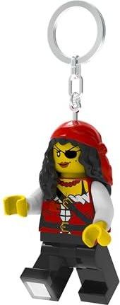 IQ-UV Lego Porte-clés avec lumière LED, blanc, 9cm