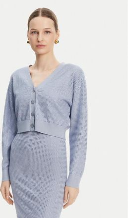 Guess Strickjacke W5GR08 Z3MN2 Blau Regular Fit