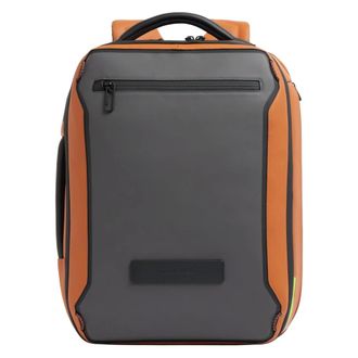 Piquadro Sac &agrave; dos cabine extensible pour ordinateur portable 15-6 pouces - Homme - Sacs - Orange - Taille: ONE Size