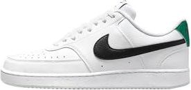 Nike | Deportiva Nike Court Vision Low para Hombre - Zapatilla Blanca con Detalle Negro y Verde - Sneaker con Cierre de Cordones - Estilo Casual - Cómodas 