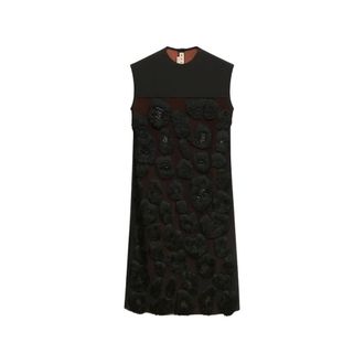 Marni Femme, Robes, Noir, Taille: 36 FR Abito