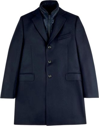 Fay Homme, Manteaux, Bleu, Taille: L Manteau avec doudoune int&eacute;rieure