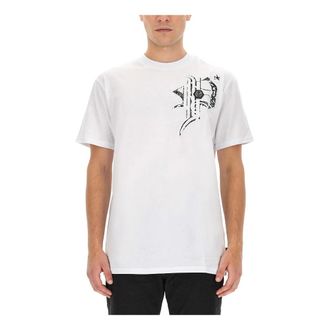 Philipp Plein T-Shirt Stampa Paisley - - Tops - Herren - Wei&szlig; - S