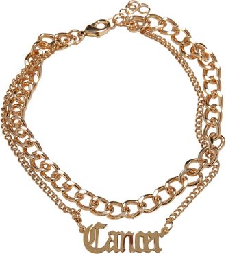 Urban Classics Unisex Fu&szlig;kettchen Zodiac Golden Anklet, Farbe cancer, Gr&ouml;&szlig;e S/M