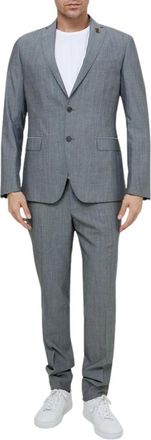 Pal Zileri Costume ajust&eacute; en laine - Homme - Costumes - Gris - Taille: 2XL