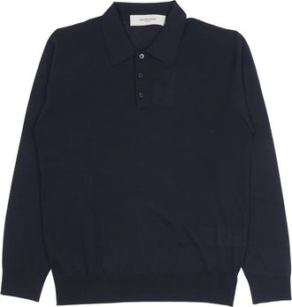 Golden Goose Homme, Tops, Bleu, Taille: L Polo en maille