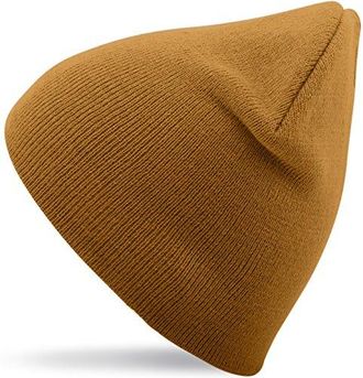 Balinco Bonnet dhiver/Beanie pour Femmes & Hommes en 27 Couleurs diff&eacute;rentes (9) (Marron)