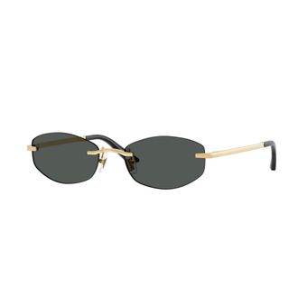 Versace Lunettes de soleil irr&eacute;guli&egrave;res - Femme - Accessoires - Jaune - Taille: 54 MM