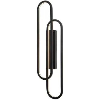 Lucide Applique murale led double 35w 2700k noire - lucide - thelma