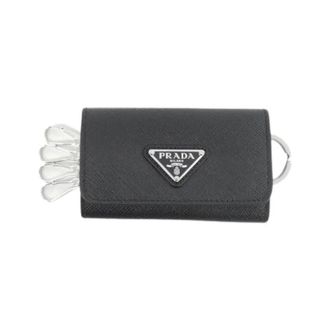 Prada Pre-owned Saffiano Ottagon Schl&uuml;sseletui - - Pre-owned - Damen - Schwarzk - ONE SIZE