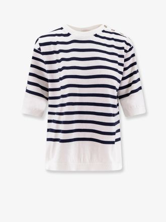 Semicouture Striped cotton sweater - SEMICOUTURE - gender_Woman