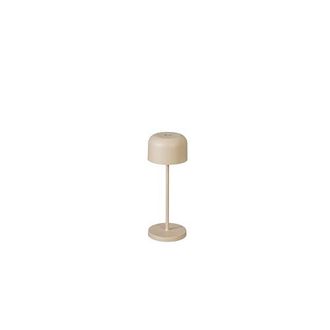 Konstsmide LED Tischleuchte Lille Mini | sandfarben | Indoor/Outdoor | Kabellos | 7,5 x 7,5 x 20 cm | 7835-330