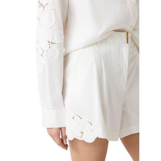 Guess Short Alexis taille haute en coton