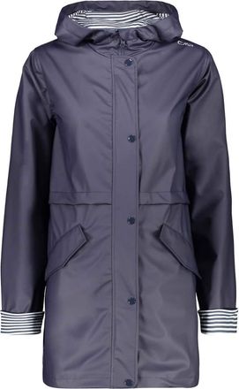 F.lli Campagnolo Damenjacke mit fester Kapuze, Schwarz Blau, XS