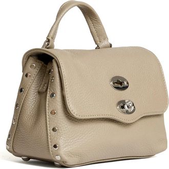 Zanellato Femme, Sacs, Beige, Taille: ONE Size Sac à Bandoulière Beige avec Fermeture à Rabat
