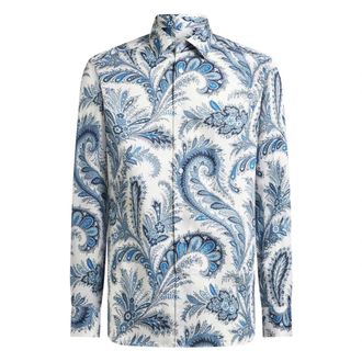 Etro Roma Hemd X0802 Stilvolle Mode - - Shirts - Herren - Blau - M