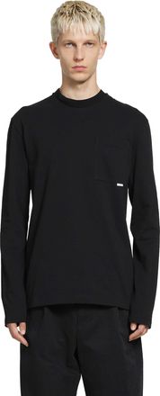 Jil Sander Chest Pocket Long Sleeve T-Shirt