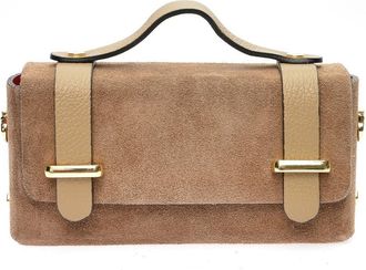 Anna Luchini Beige Rindsledertasche