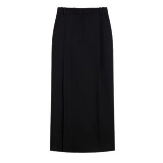 Givenchy Slashed Midi Rock - - Skirts - Damen - Schwarzk - XS