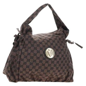 Gucci Sac bandouli&egrave;re vintage GG Canvas Pre-owned - Femme - Pre-owned - Brun - Taille: ONE Size