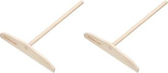 KitchenCraft Pancake/Cr&ecirc;pe Verteiler aus Holz, Beige, cm, 3.7 x 17.100000000000001 x 24 cm, 1 Einheiten (Packung mit 2)