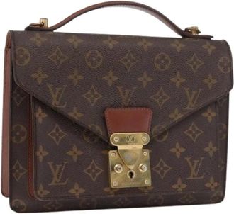 Louis Vuitton Pre-owned Monceau 26 Sac bandouli&egrave;re - Femme - Pre-owned - Brun - Taille: ONE Size