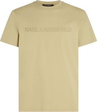 Karl Lagerfeld t-shirt à logo - Tons neutres
