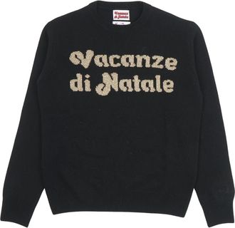 Saint Barth Femme, Pulls, Noir, Taille: 36 FR New Queen Crewneck Sweater