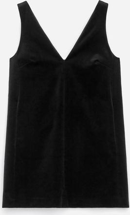 Arket Minikleid Aus Samt -Schwarz