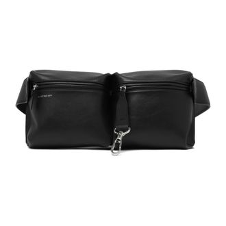 Givenchy Schwarze Leder G&uuml;rteltasche - - Bags - Herren - Schwarzk - ONE SIZE