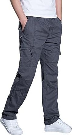 Generic Pantalon cargo camouflage pour homme - Chapeau de sport multi-tiss&eacute; - Corde solide - Pantalon de rue cargo - Cravate cargo - Pantalon de v&eacute;lo - Pantal