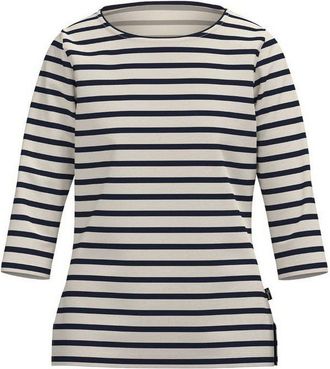 Trigema T-Shirt TRIGEMA 3/4 Arm T Shirt mit Ringelmuster Sail (1-tlg)