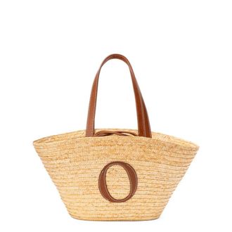 Orciani Femme, Sacs, Beige, Taille: ONE Size Sac seau beige et cuir