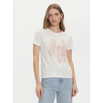 Jacqueline de Yong T-Shirt Michigan 15311702 Wei&szlig; Regular Fit