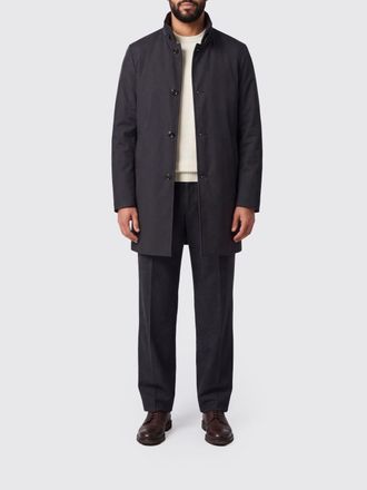 Moorer Manteau droit imperm&eacute;able longueur genou avec col montant