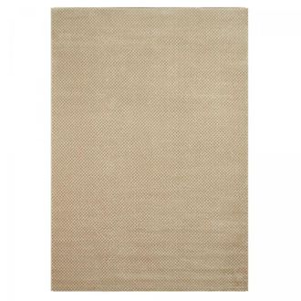 Dezenco Dezenco - Tapis salon et chambre 120x160 cr&egrave;me et beige rectangle tiss&eacute; motif faux uni lunkin 6