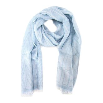 Twinset Femme, Accessoires, Bleu, Taille: ONE Size Ensemble &Eacute;charpes Bleues avec Logo