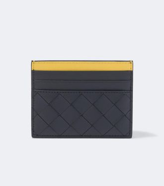 Bottega Veneta Kartenetui Intrecciato aus Leder