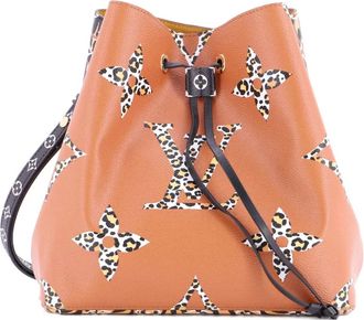Louis Vuitton NeoNoe Handbag Limited Edition Jungle Monogram Giant bucket bag - Marron