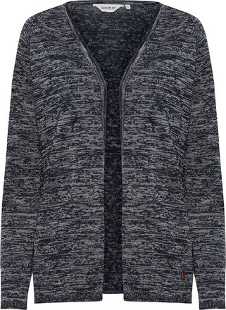 Oxmo Danila Damen Strickjacke Feinstrick Cardigan Strickcardigan mit offenem V-Ausschnitt, Gr&ouml;&szlig;e:XS, Farbe:Navy (70230)