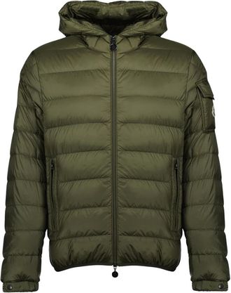 Moncler Homme, Vestes, Vert, Taille: XL Najan Hooded Short Down Jacket